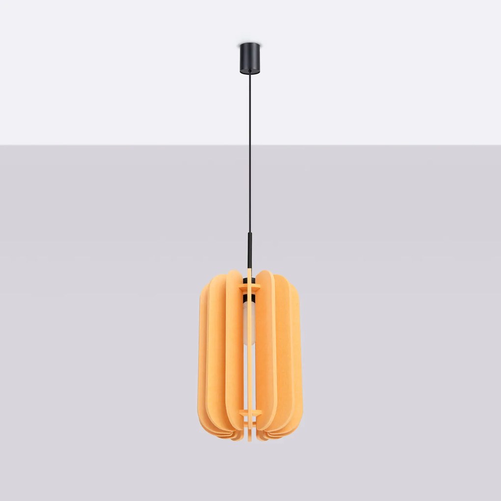 Sollux Lighting Závěsná lampa MULA 27 žlutá