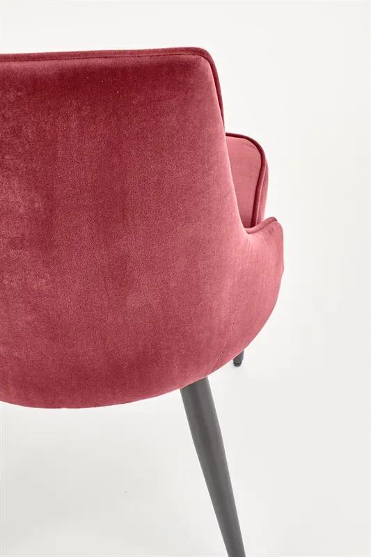 HALMAR K365 židle tmavě červená
