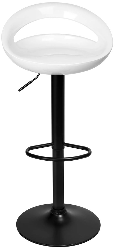 ViaDomo Via Domo - Barová židle Veronique - bílá - 46x97 cm