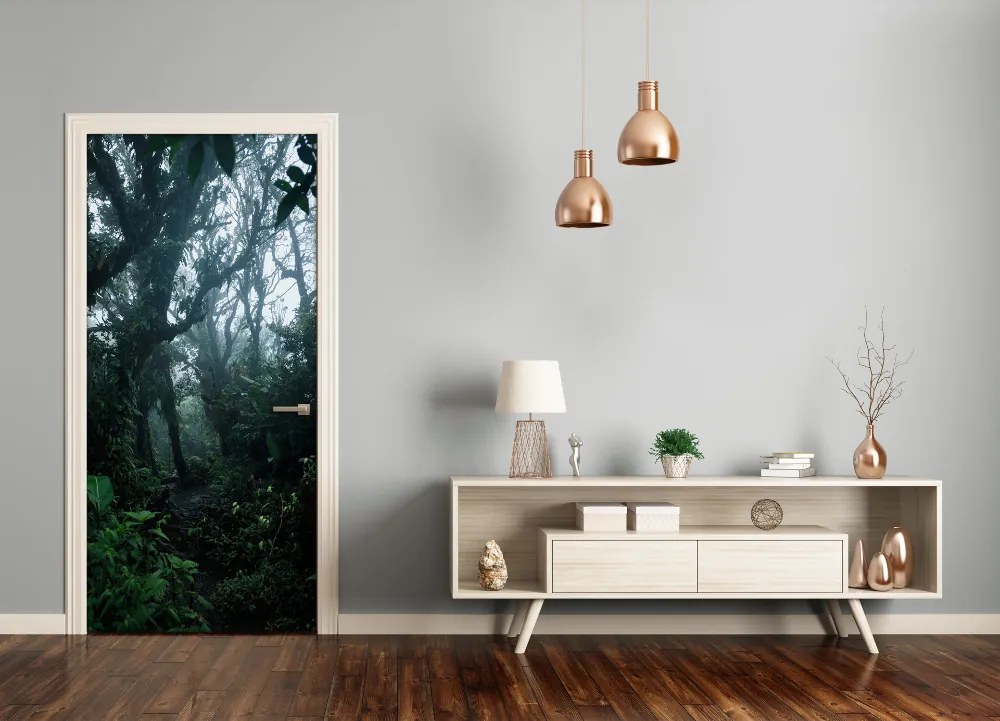 Fototapeta na dveře samolepící deštný les 95x205 cm