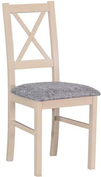 Jídelní židle Nilo X Bílá akryl, Tkanina 1X