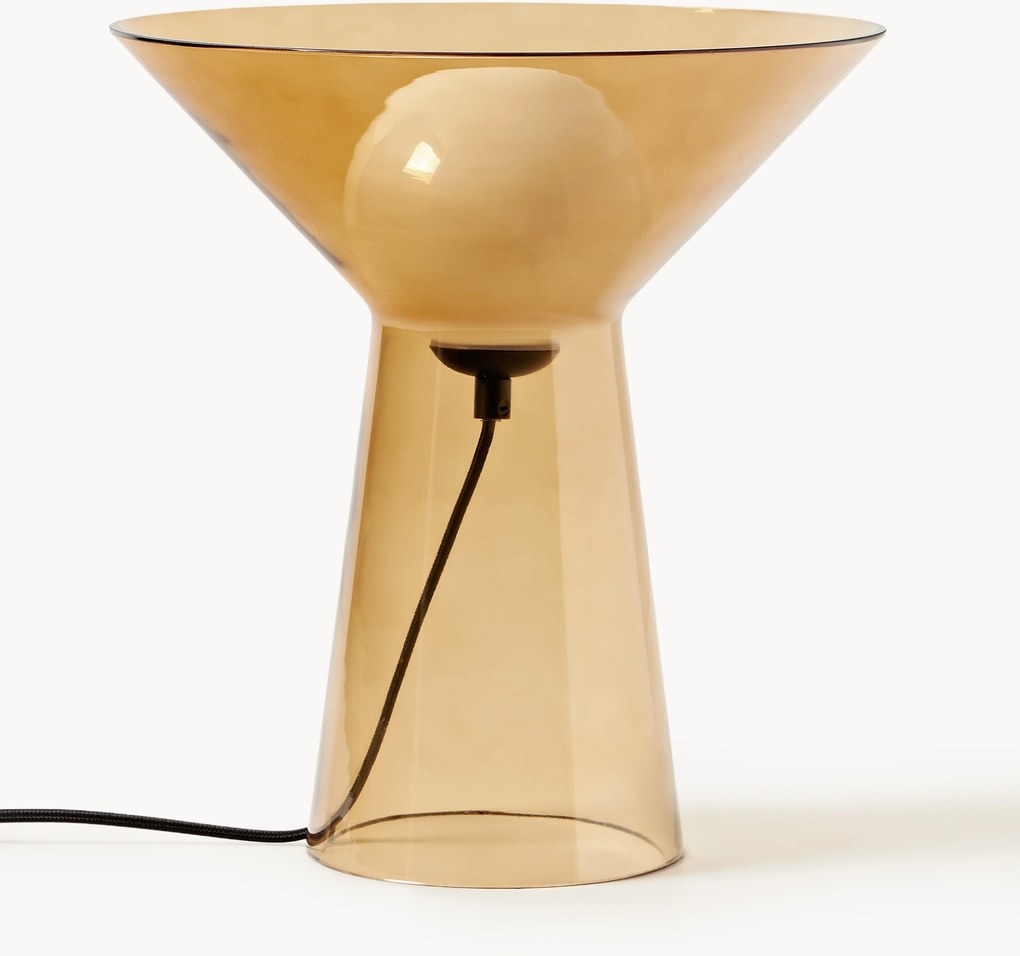 Malá stolní lampa ze skla Marley Biano.cz