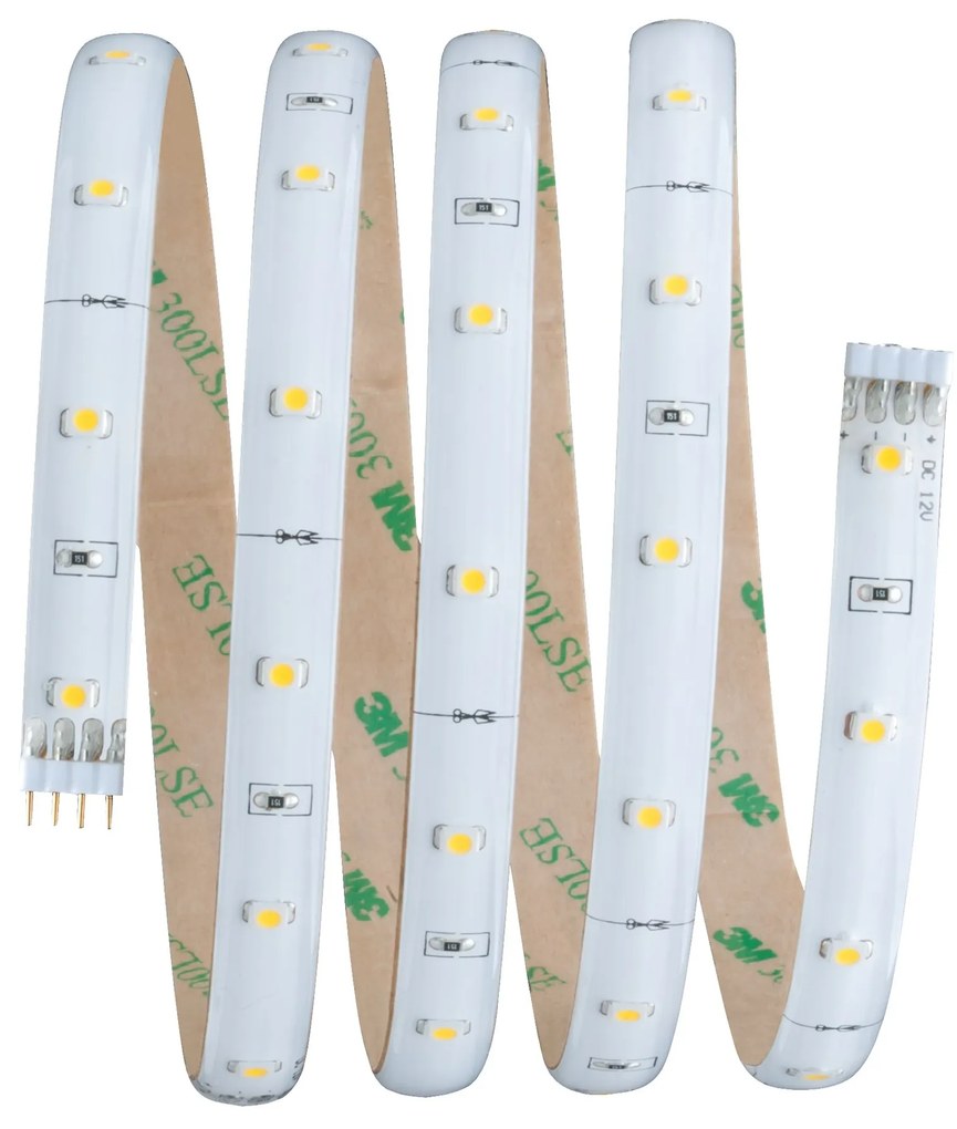Paulmann 70317 YourLED Basic Set, rozšířitelný set 150cm LED pásky včetně napaječe a kabeláže, 4,8W, teple bílá barva světla