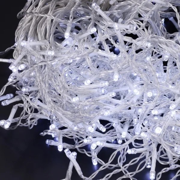 BRILAGI - LED Venkovní řetěz 400xLED/8 funkcí 23m IP44 studená bílá