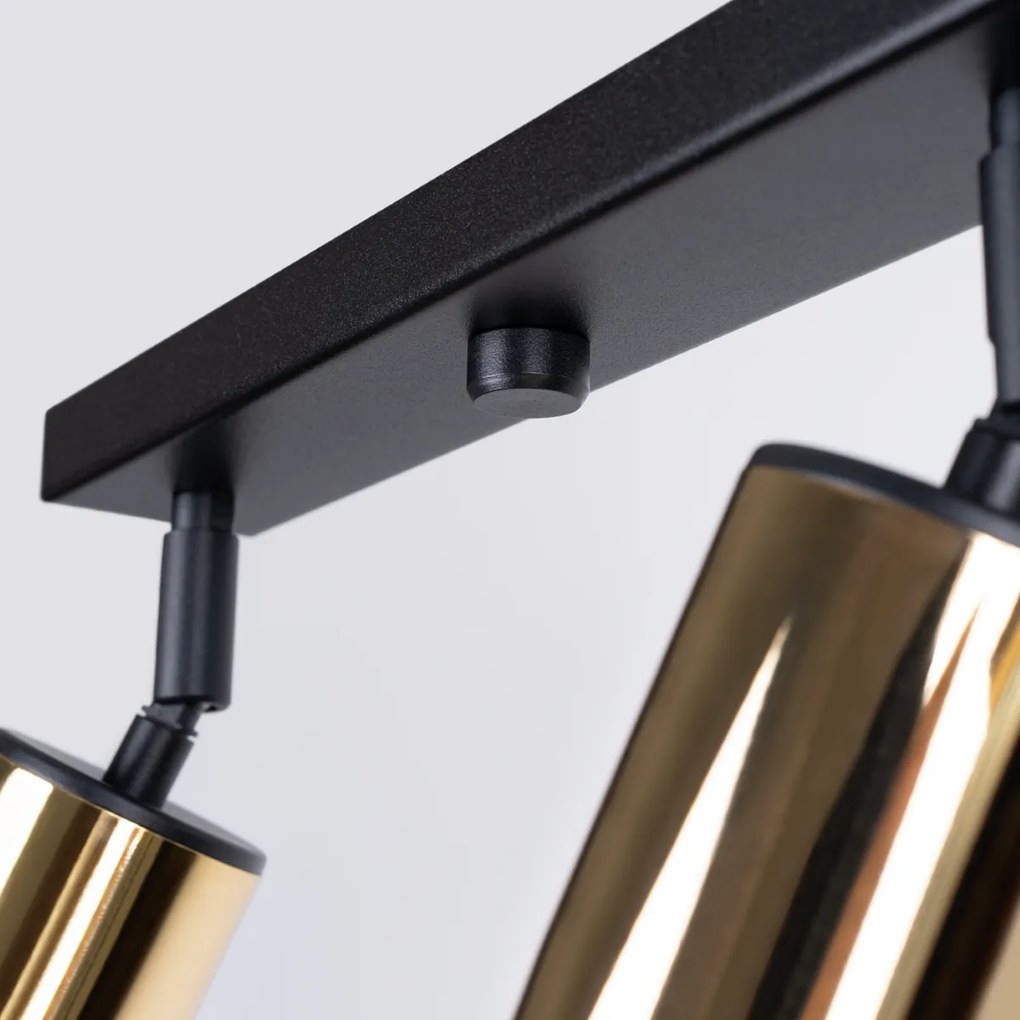 Sollux Lighting Stropní svítidlo WINX 4L Černá/zlaté