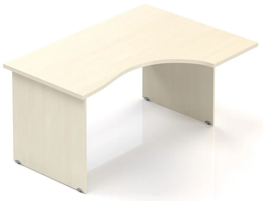 Ergonomický stůl Visio 140 x 100 cm, pravý, javor