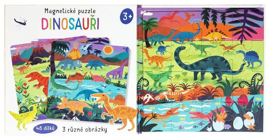 Svojtka Magnetické puzzle Dinosauři