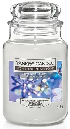 Svíčka vonná sklo Yankee candle SPARKLING HOLIDAY 538g (hoří 130hod) 716281