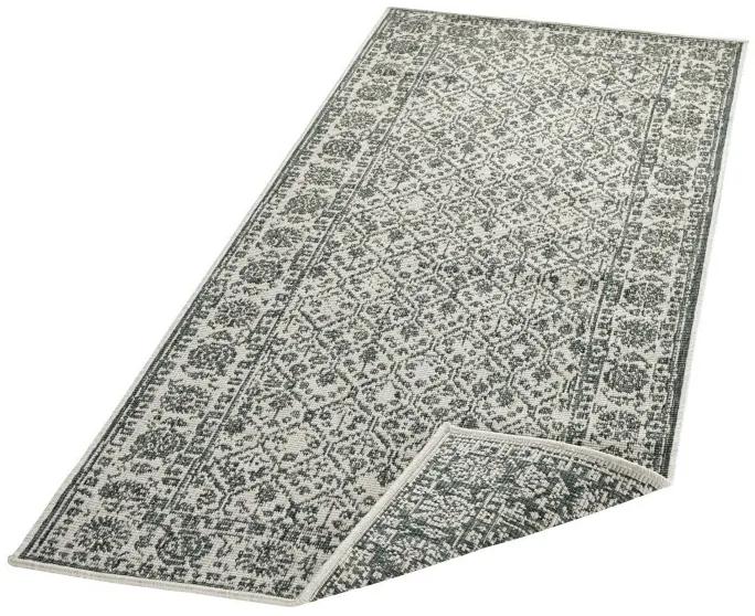 NORTHRUGS - Hanse Home koberce Kusový koberec Twin-Wendeteppiche 103115 grün creme – na ven i na doma - 200x290 cm