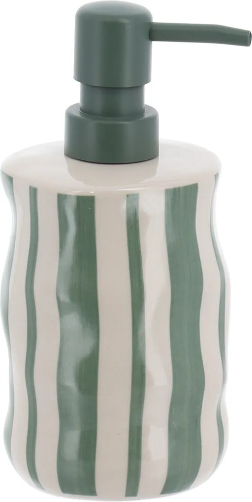 Dávkovač mýdla Nola, kombinace barev/se zelenými prvky, 350 ml
