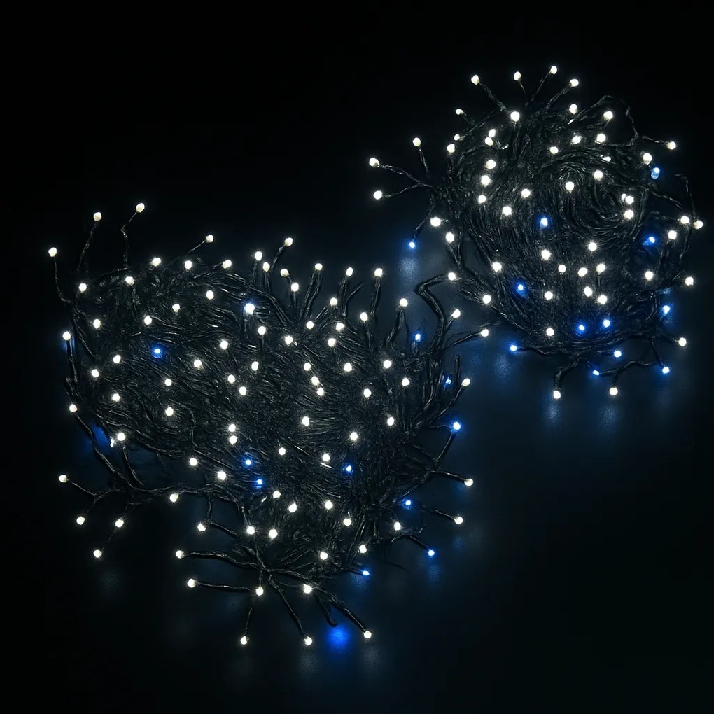 Vánoční světýlka venkovní FLASH studená bílá 300 LED