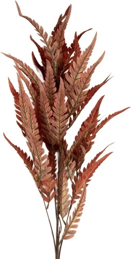 Dekorace umělá větvička s oranžovými listy - 12*12*98 cm