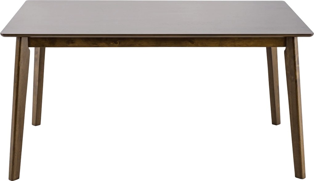 Jídelní set 1 + 6, ořech/béžová / hnědá, HARISON