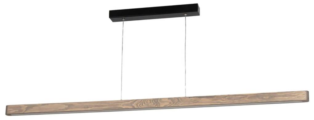 Envostar Lineo LED závěsné světlo borovice šedá 135cm