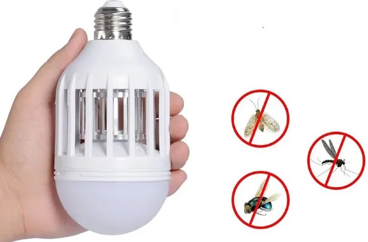 Zaparkorun Elektrická žárovka s lapačem hmyzu