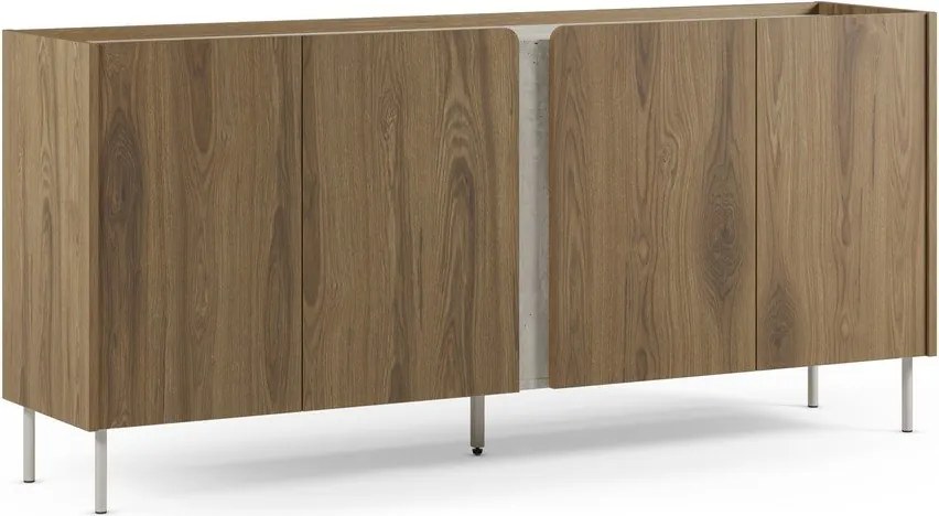 Komoda v dekoru dubu v přírodní barvě 180x83x40,5 cm Lucile – Marckeric