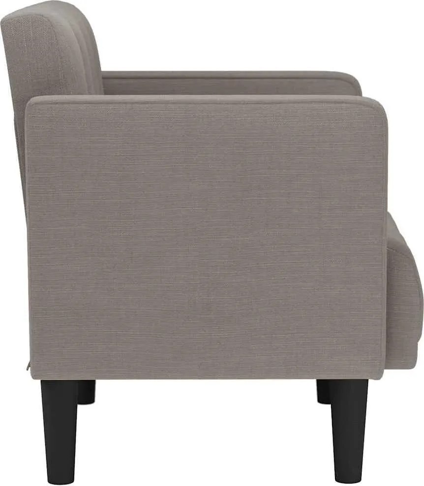 vidaXL Loveseat Sofa 111 cm textil [4100561] Barva: krémová