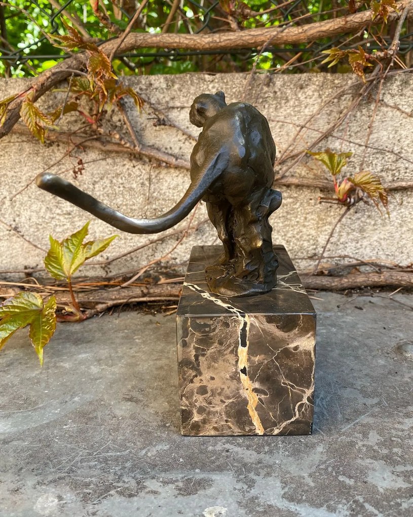 Bronzová socha soška - Puma panther