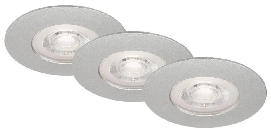 Briloner - SADA 3x LED Stmívatelné koupelnové svítidlo LED/4,9W/230V IP44