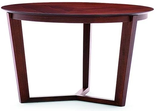 MONTBEL - Konferenční stůl FLEN 903TS (v - 450 mm, Ø 750 mm, povrch desky dýha v segmentech)