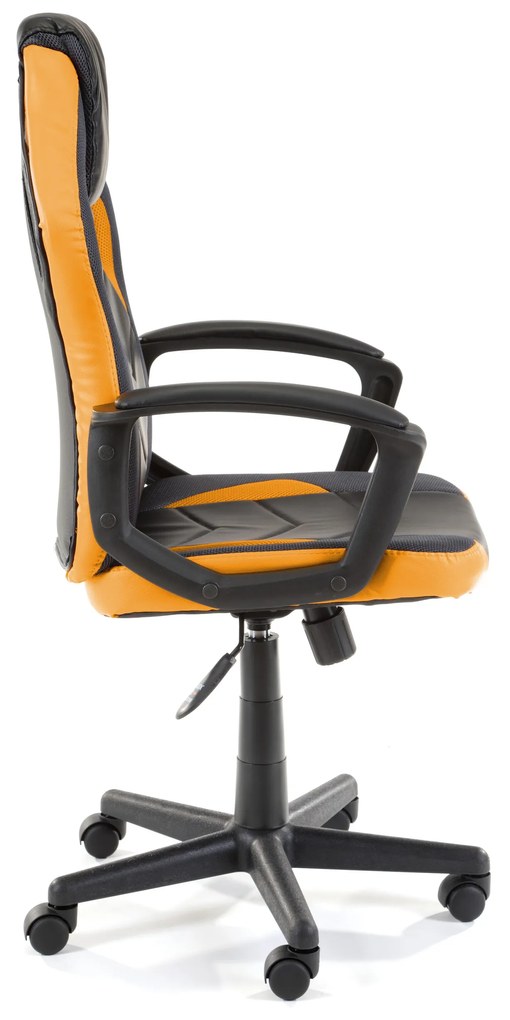 Kancelářská/herní židle Fiero (oranžová). 1071060