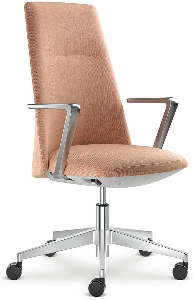 LD SEATING Kancelářské křeslo MELODY DESIGN 785-FR-N1, kříž hliník černý