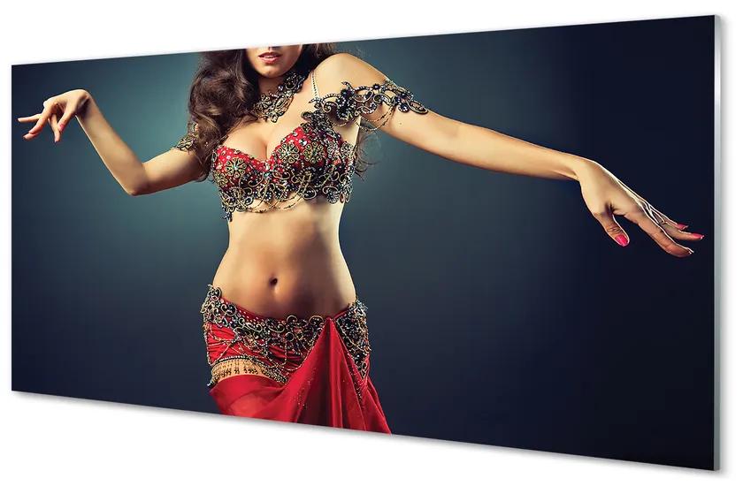 akrylový obraz žena tančí 140x70 cm