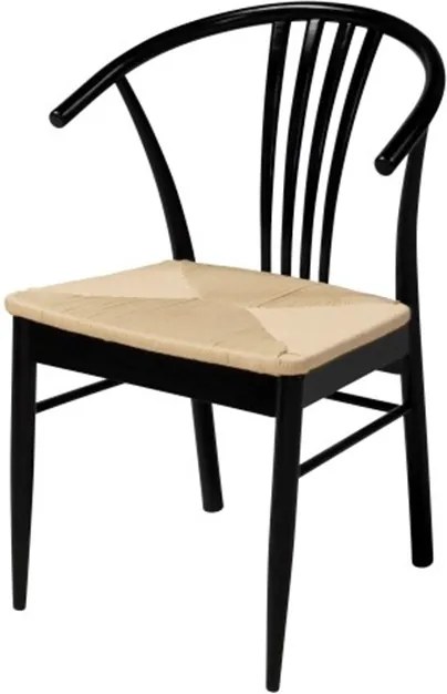 Jídelní židle Navy (SET 2 ks), černá