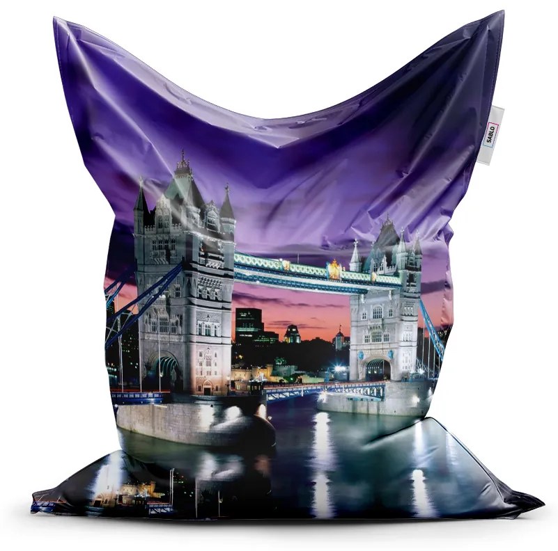 Sablio Sedací vak Classic Tower Bridge - 200x140 cm