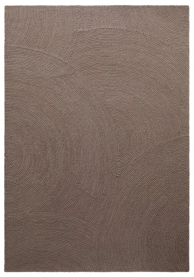 Taupe ručně tkaný vlněný koberec 120x180 cm Calmio – Hanse Home