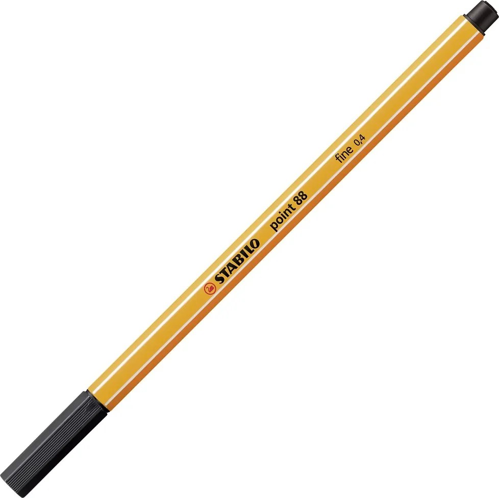 Jemný liner - STABILO point 88 - 8815-1 - 15 ks sada - 15 různých barev včetně 5 neonových