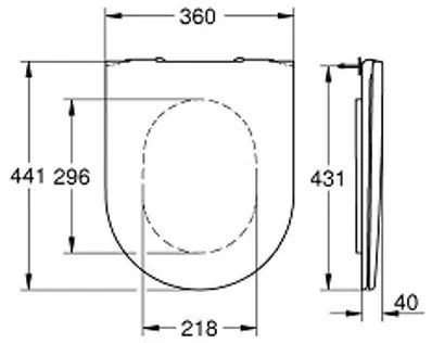 Grohe Essence WC sedátko SoftClose 39577000