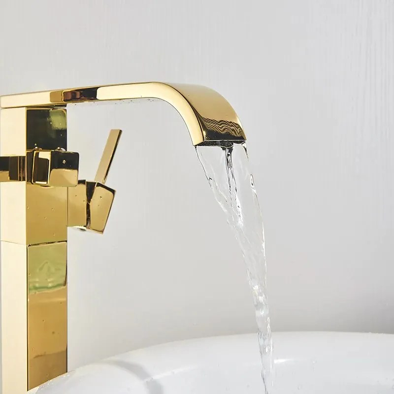 Rea Carat, volně stojící vanová baterie, zlatá, REA-B5231