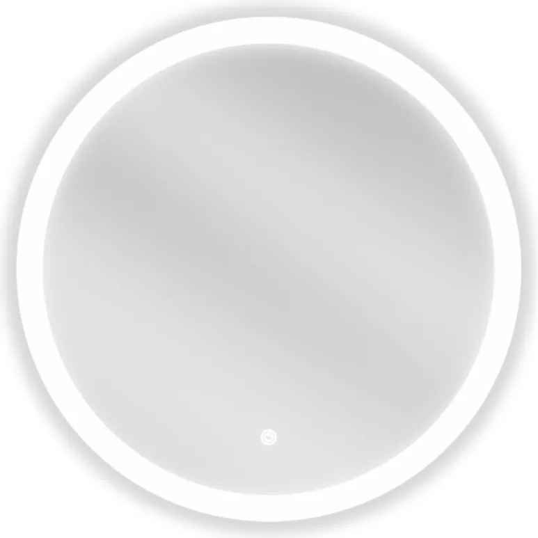 Mexen Oro, kulaté LED podsvícené koupelnové zrcadlo 60 cm, 6000K, topná podložka proti zamlžování, 9824-060-060-611-00