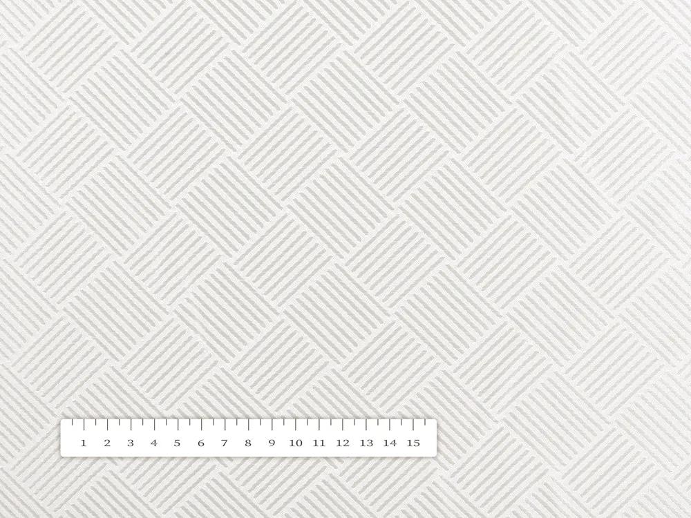 Biante Teflonový běhoun na stůl Milano TF-049 - smetanový 20x180 cm