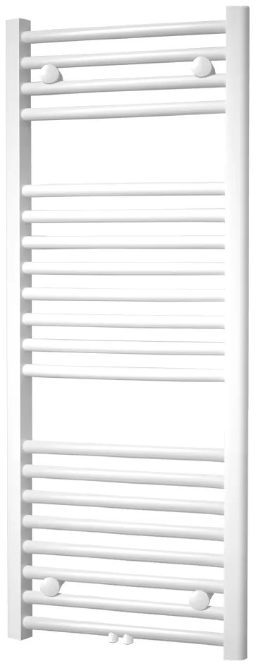 Mereo otopný žebřík rovný 450x1850 mm středové připojení bílý MT04S