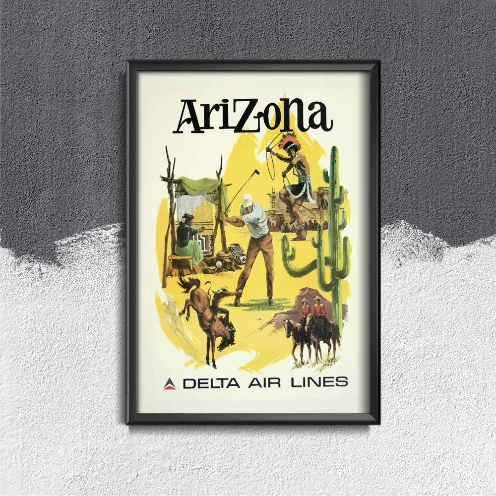 Plakát Letecké společnosti arizona delta