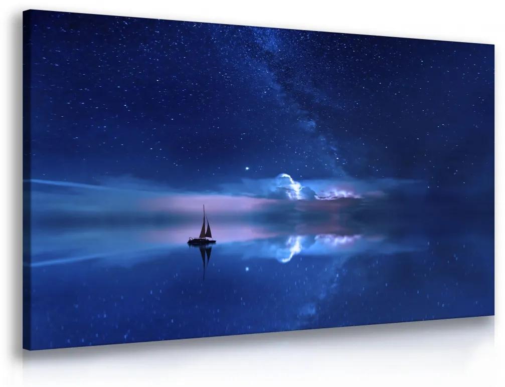 Obraz noční plavba Velikost (šířka x výška): 120x80 cm