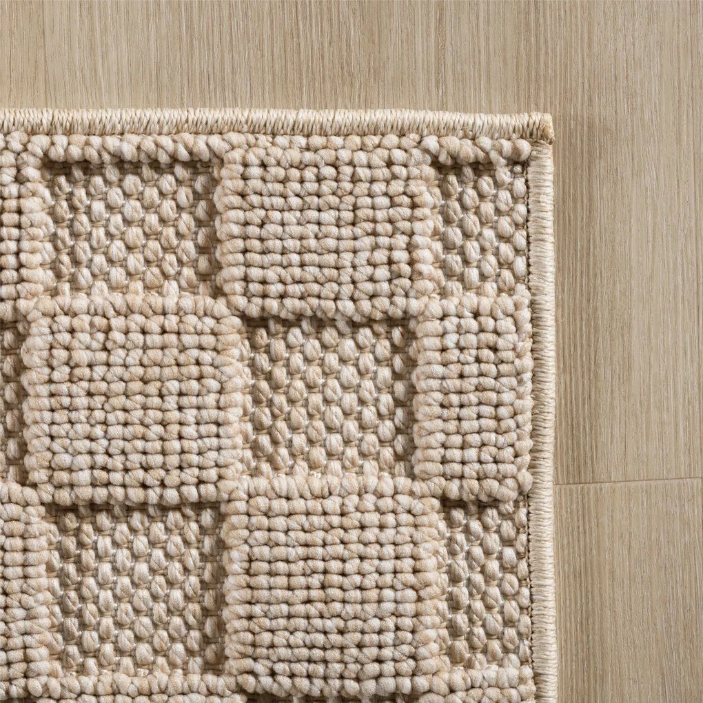 Ayyildiz, Kusový koberec Helix 2203 beige, 120x170, béžová, chodba / předsíň