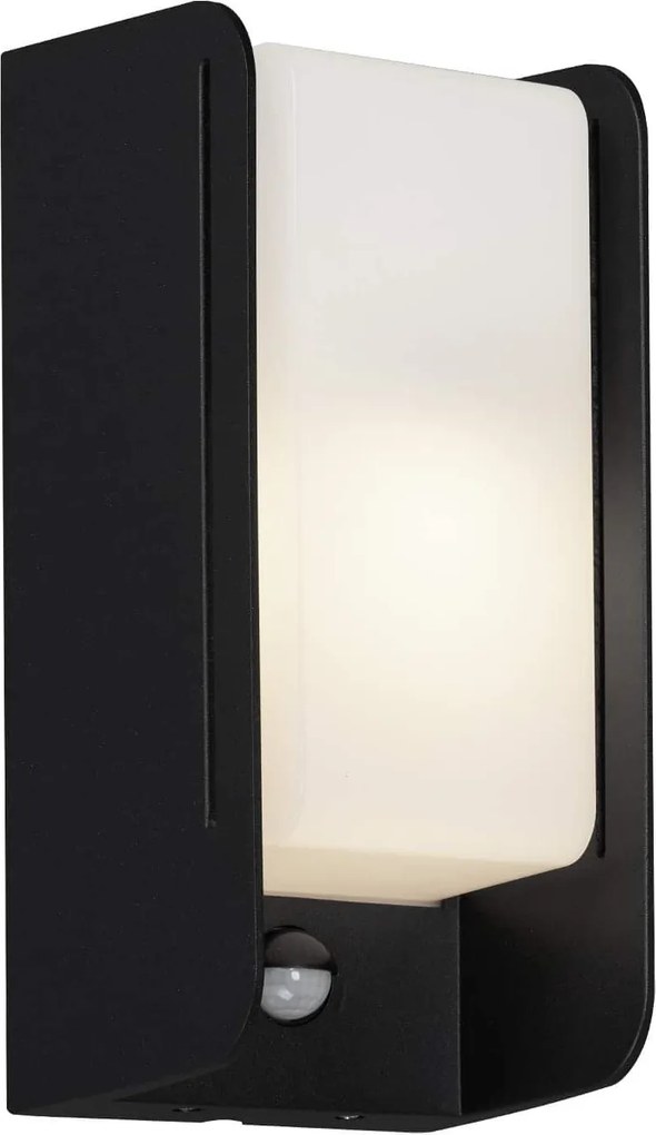 BRILO 3017015 Venkovní svítidlo s čidlem 25,5 cm 1x E27 12W černá (starý kód: BRILO 3017-015) - BRILO