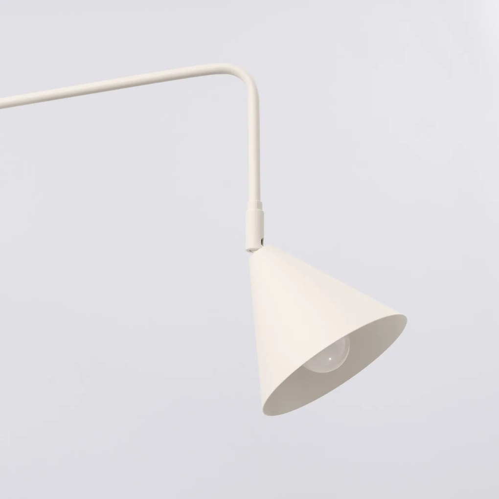 Sollux Lighting Nástěnné svítidlo NOX 1 béžové s vypínačem