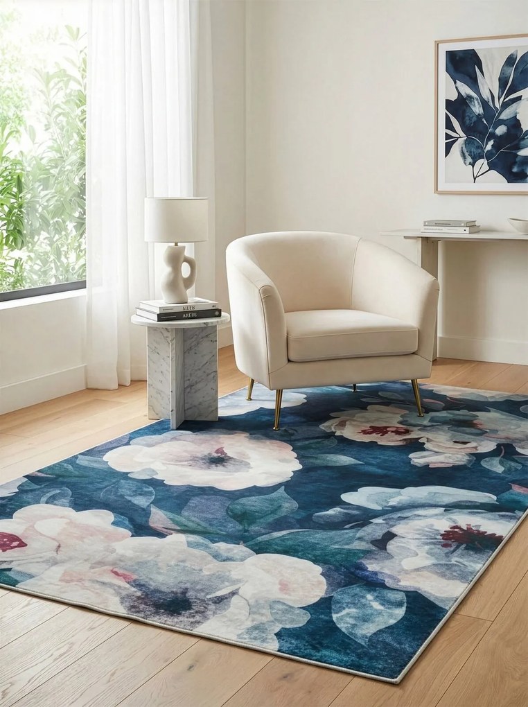 Koberec Lotus5, 120x160 cm, květy