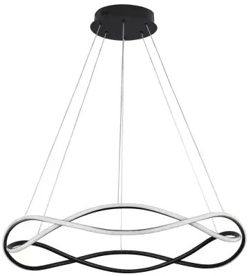 Visící svítidlo LED se stmíváním Jinal 88 černé