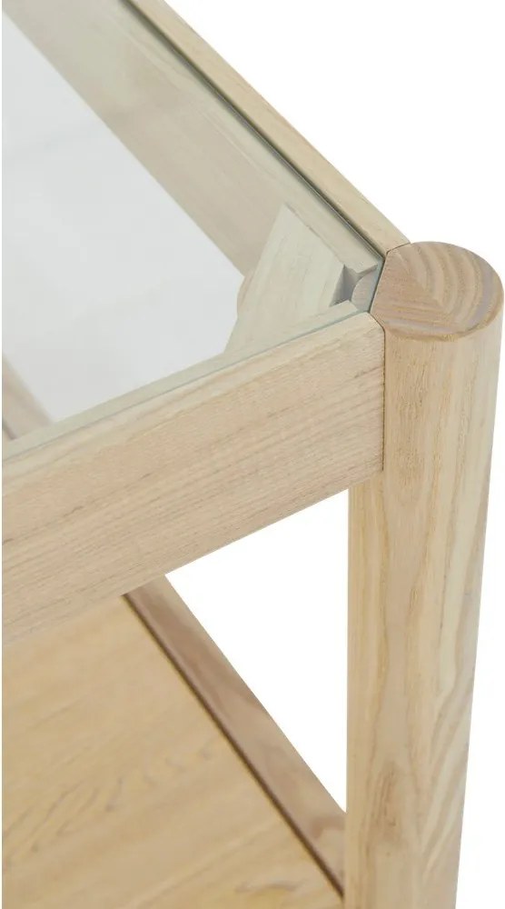 Konferenční stolek se skleněnou deskou v přírodní barvě 60x120 cm Class – Ellos Home