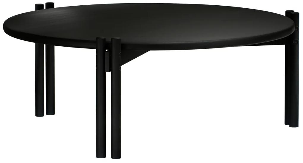 OnaDnes -20% Černý dřevěný konferenční stolek Karup Design Sticks 80 cm