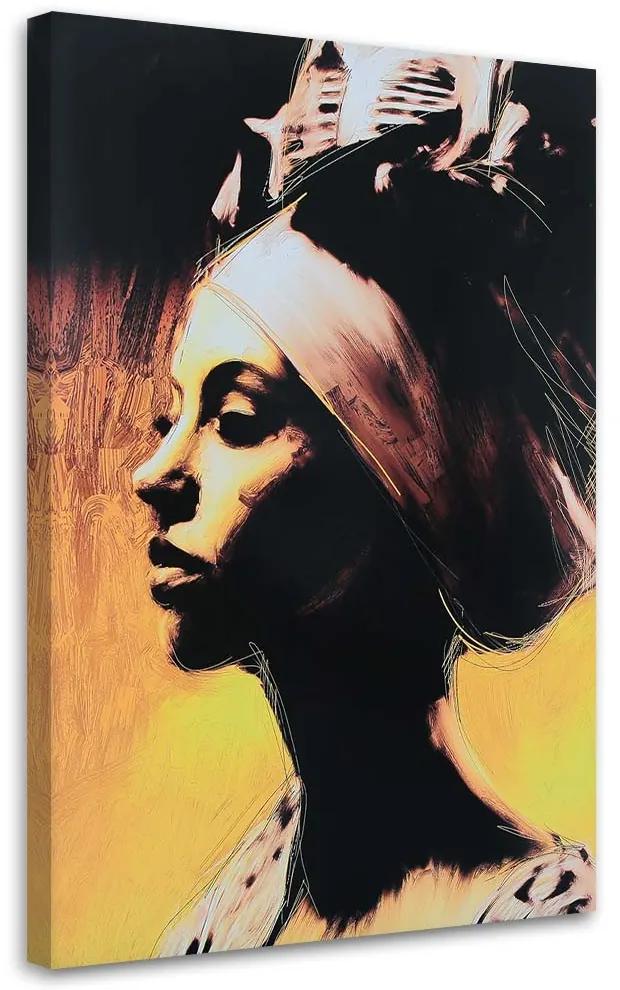 Gario Obraz na plátně Portrét sebevědomé ženy Rozměry: 40 x 60 cm