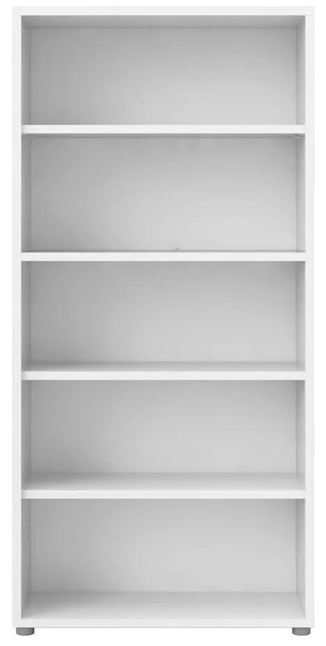 Bílá modulární knihovna 89x189 cm Prima – Tvilum