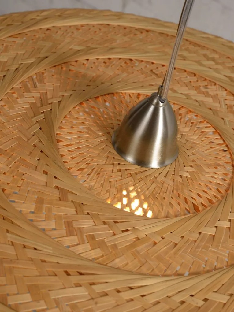 Stropní lampa palawan bambus přírodní MUZZA