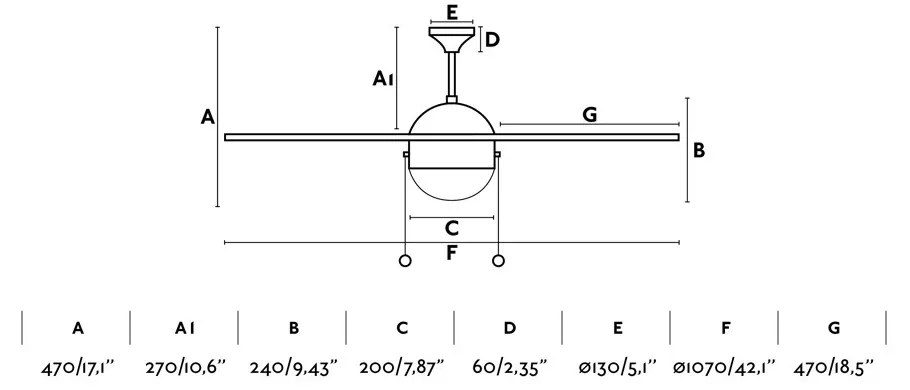 FARO VENETO 33318 42,1“ bílá/bílá Reverzní stropní ventilátor