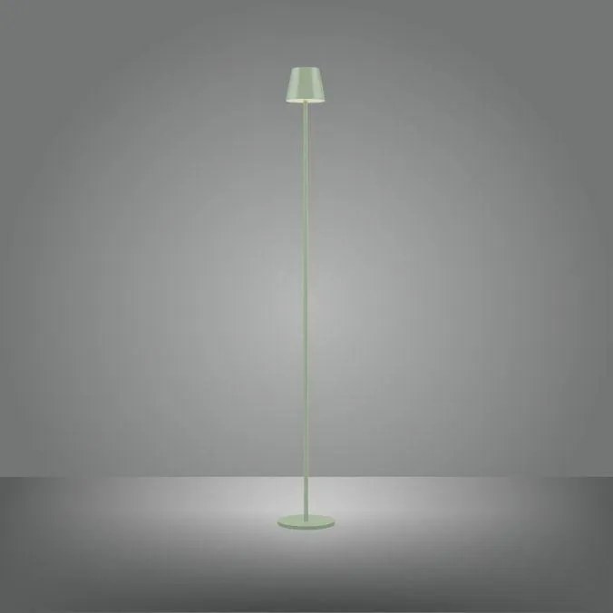 LD 19252-43 LED bateriové svítidlo zelené, stojací a stolní lampa, dotykový stmívač, IP54 pro venkovní použití 3000K - JUST LIGHT